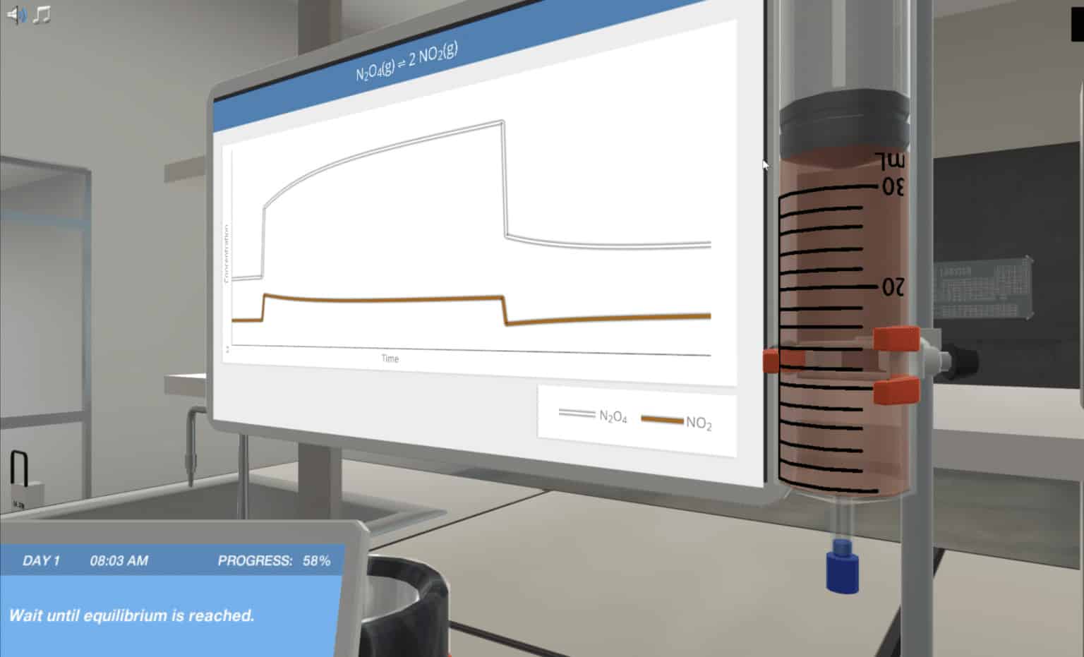 Virtual Lab: Equilibrium Virtual Lab | Labster