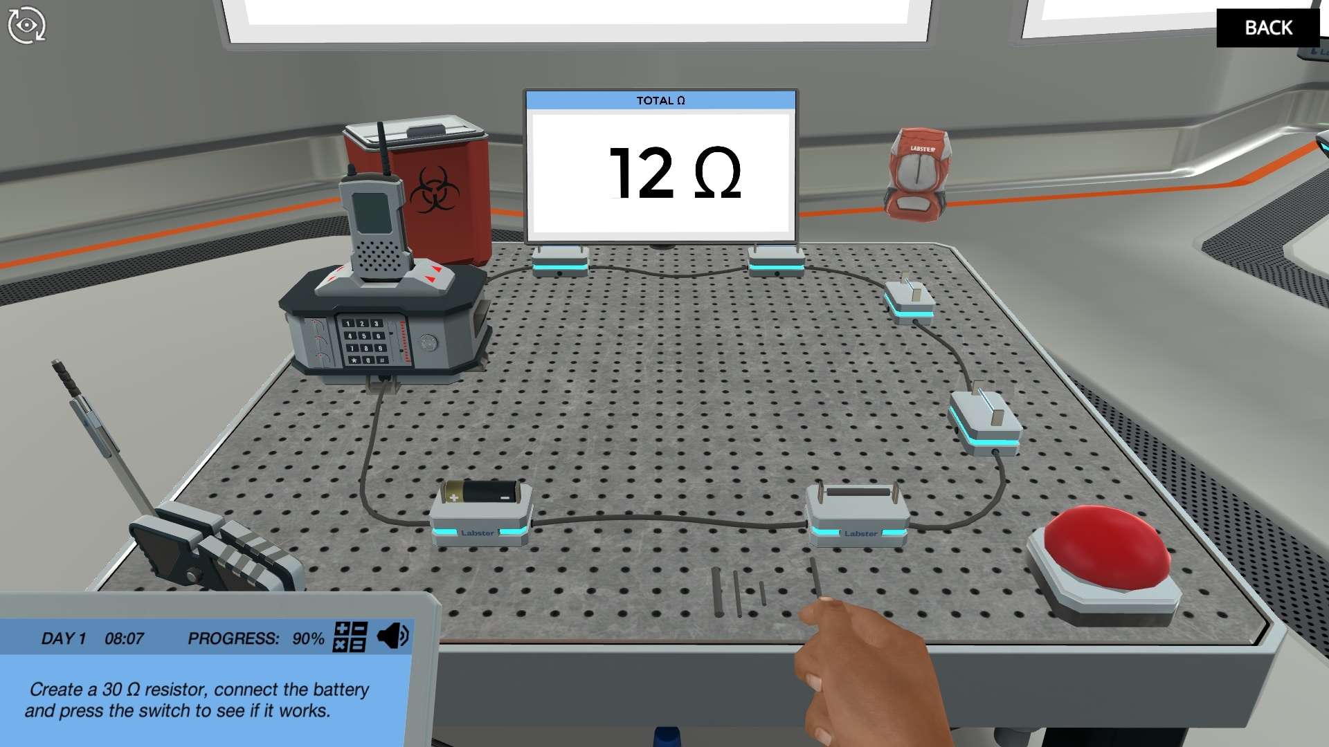Electrical Resistance: Apply Ohm's Law to simple circuits Virtual Lab ...