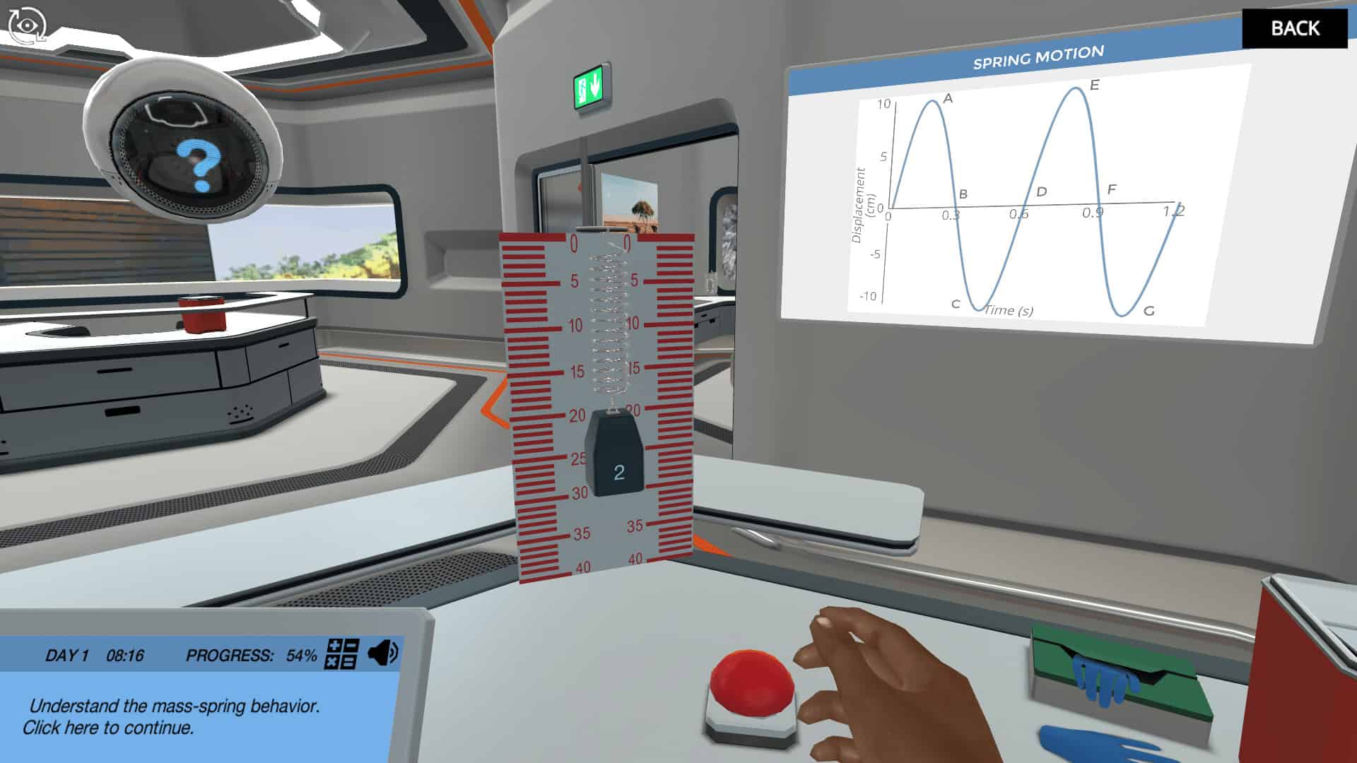 Virtual Lab: Springs and Masses (Principles) Virtual Lab | Labster