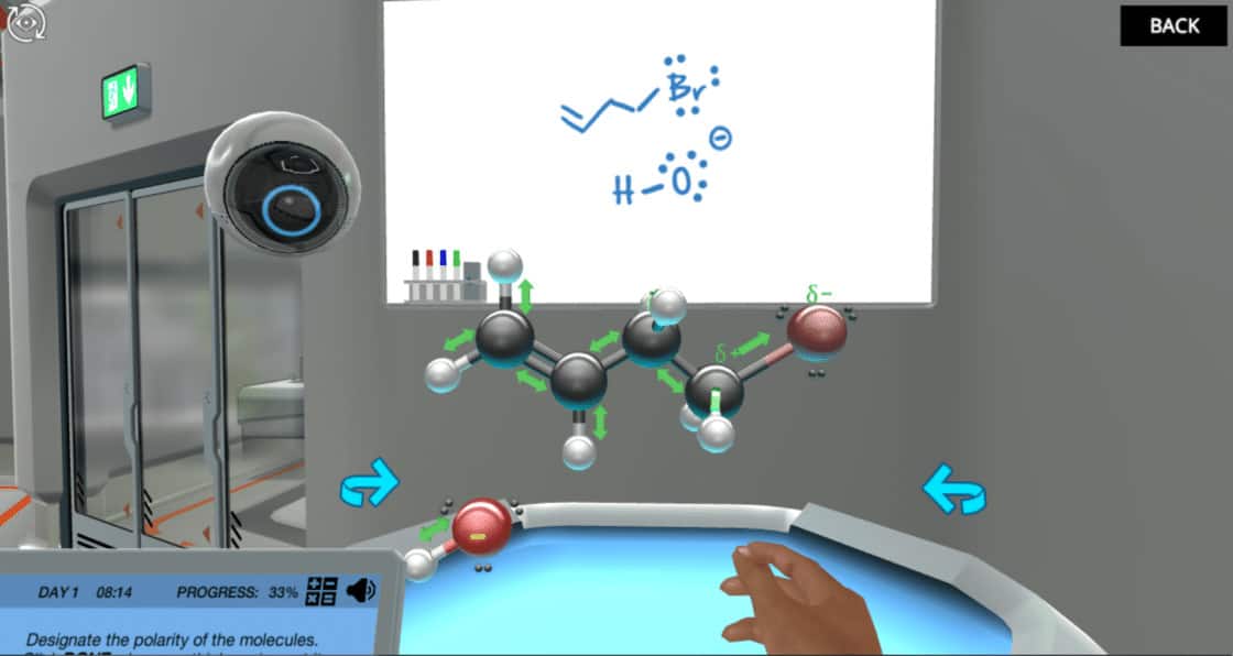 Organic Chemistry Rules: Time to react! Virtual Lab | Labster
